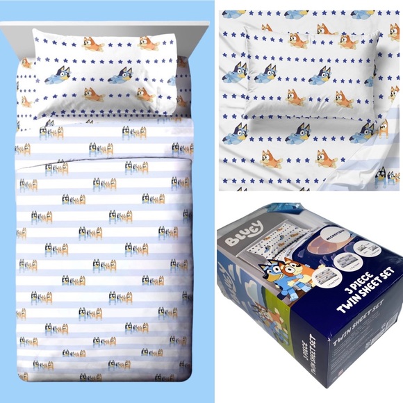 Bluey | Bedding | Bluey Twin Size Sheet Set | Poshmark